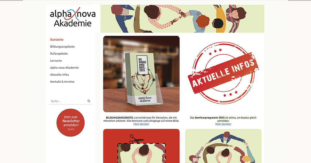 alpha nova Akademie - Startseite